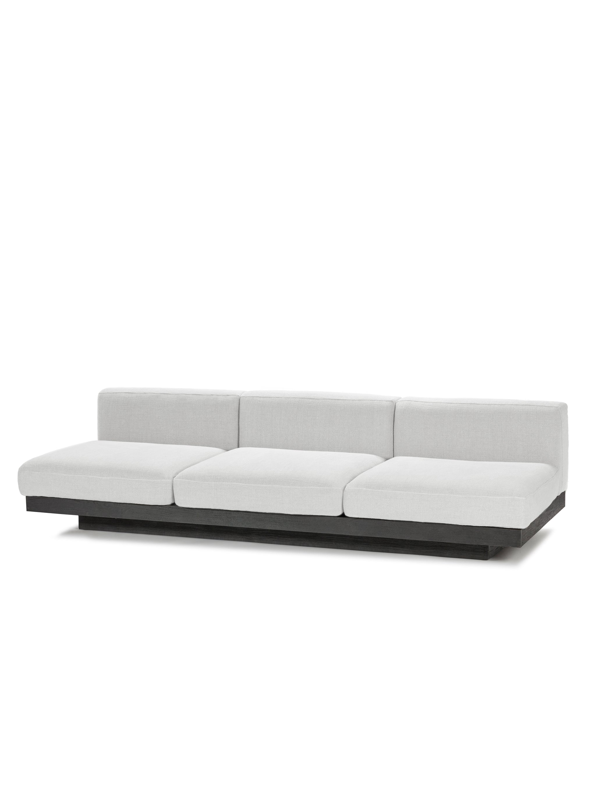 Rudolph White 3-seater sofa